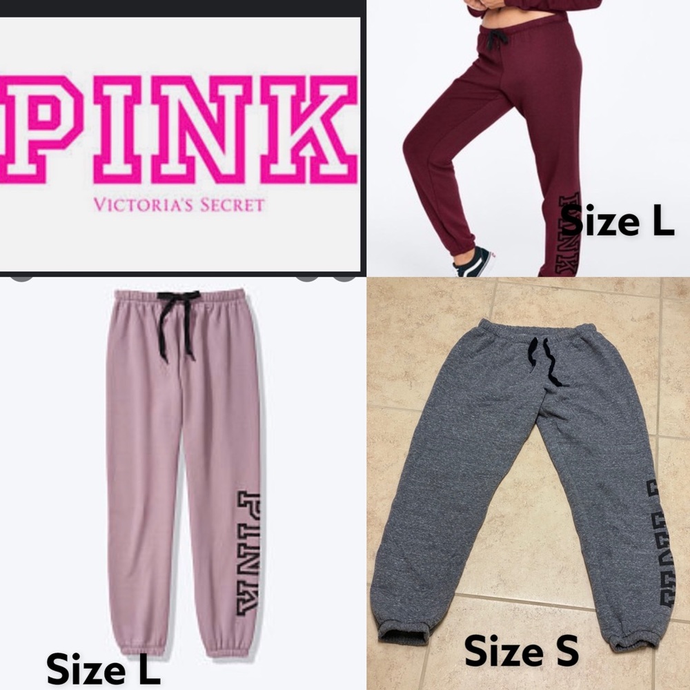 Pink Logo Joggers 3 Pair - Gem